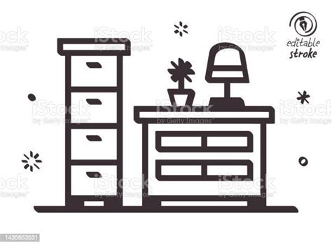 스토리지 로커를 위한 장난기 넘치는 라인 일러스트레이션 Diy에 대한 스톡 벡터 아트 및 기타 이미지 Diy 가구 가정