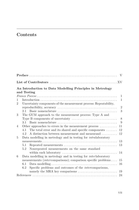 Pdf An Introduction To Data Modeling Principles In Metrology And Testing