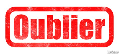 Oublier Text Effect And Logo Design Word