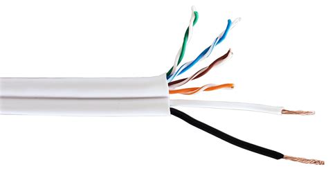 Dni8x50 Utp Br Ab Connected Utp Type Cable For Alarmes White 4 Pairs With Power 305m