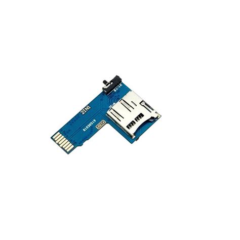 2 in 1 raspberry pi dual tf sd card switcher adapter darkoct02