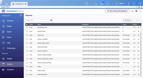 how to connect to docker volumes via smb r qnap