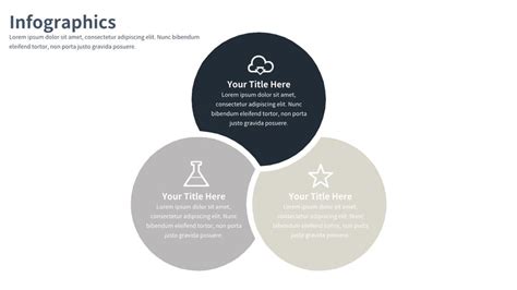 Three Circles With Star Flask And Cloud Google Slide Theme And Powerpoint Template Slidedocs