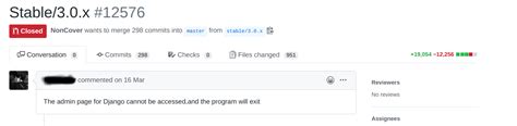 Pull Request At Django Core Repository R ProgrammerHumor