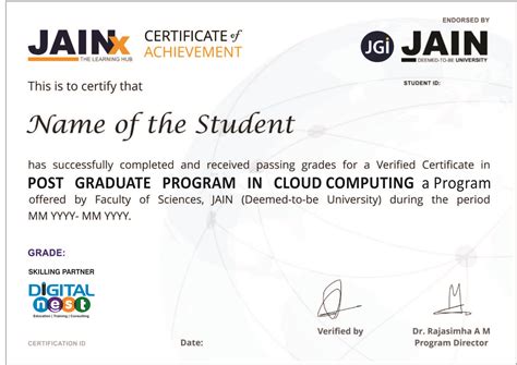 Post Graduate Diploma Program In Cloud Computing Digitalnest