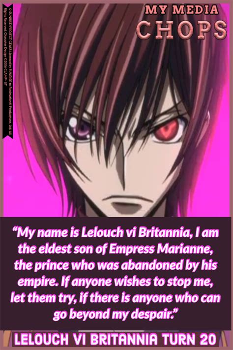 Code Geass Quote Of The Day Rcodegeass