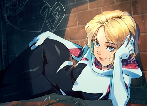 Typpo On Twitter Relaxing Wallside Chat… Spider Gwen Art Marvel