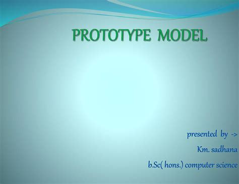 prototype model pptx technology and computing