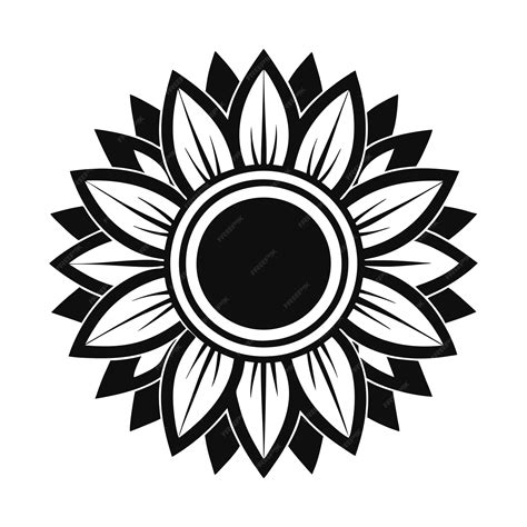 Premium Vector Sunflower Silhouette Vector Design Labeled Vector Art