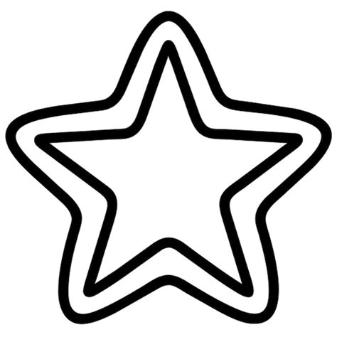 Premium Vector Star Icon Outline