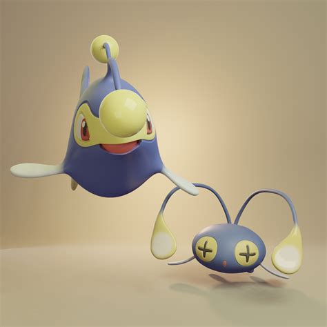 Archivo STL Pokemon Chinchou y Lanturn Modelo de impresión 3D para descargarCults