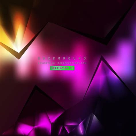 Colorful Polygonal Triangular Background Template