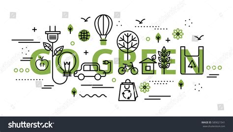 Modern Flat Thin Line Design Vector Stock Vector Royalty Free 589021541