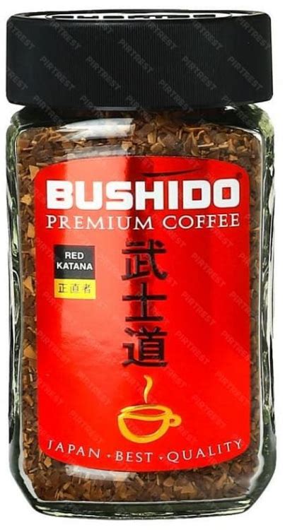 Растворимый кофе Bushido Red Katana 100 гр купить онлайн в интернет ...