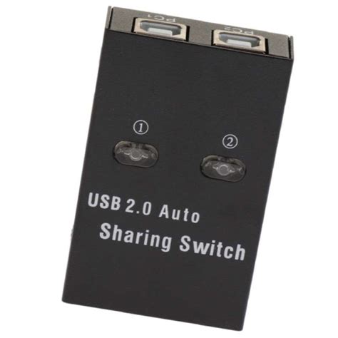 Jual Usb 2 0 Manual Sharing Selector Switch Kvm 2 Port Hub For Pc Scanner Printer Di Seller