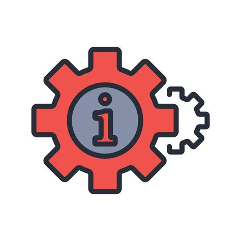 Informacion Icono Editable Trazolineal Estilo Firmar Para Utilizar