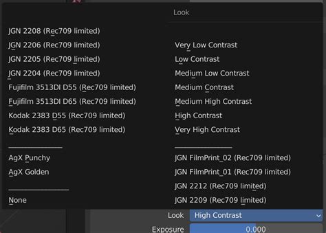 Working In Agx Color Management Basics And Interface Blender Artists Community