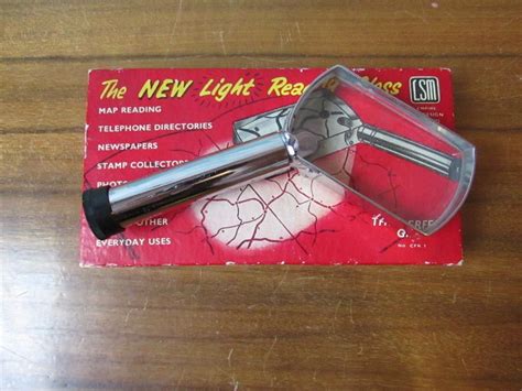 Vintage LSM Light Reading Glass With Original Packaging Etsy