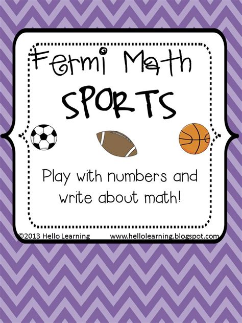 open ended math tasks sports theme problem solving activities math