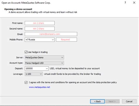 How Do I Create A New Demo Account On Mt5