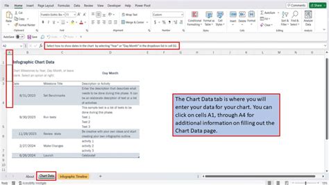 How To Load An Infographic Timeline Template In Excel Mark S Excel Tips