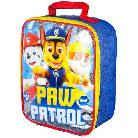 Paw Patrol Lunch Box Chase Marshall Rubble 10 Insulated Tote