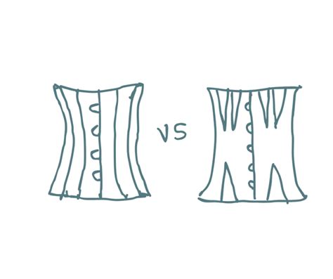 Drafting An S Corset From Godey S Magazine First Mockup The Cozy Cuttlefish