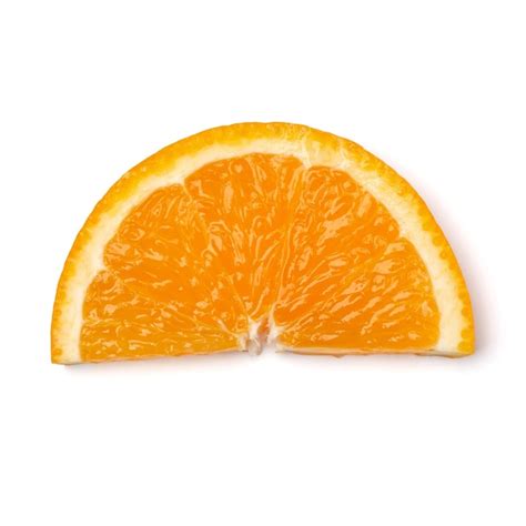 Premium Photo | Orange fruit slice isolated on white background closeup food background flat lay ...