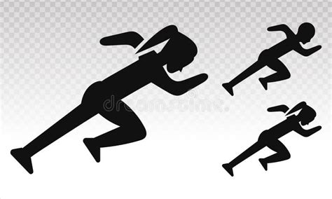 Silhouette Naked Man Running Stock Illustrations 30 Silhouette Naked Man Running Stock