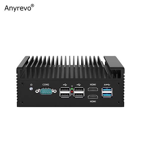 Fanless Industrial Mini Pc Intel 12th Gen N100 Quad Core คอมพิวเตอร์ 4 X Intel I226 2 5g Lan 2 X