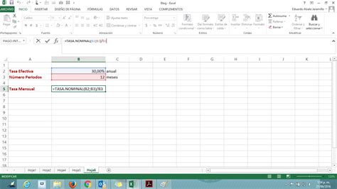 Finanzas Excel Vba Sql Y Algo Más Calcular La Tasa Mensual