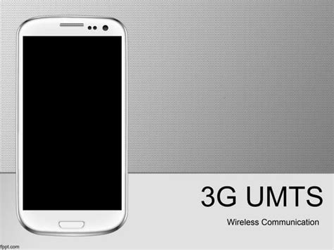 Umts System Architecture Ppt