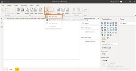 add index column in power bi using power query editor