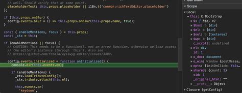 This Is Undefined In Initialized Event Callback · Issue 3489 · Froalawysiwyg Editor · Github