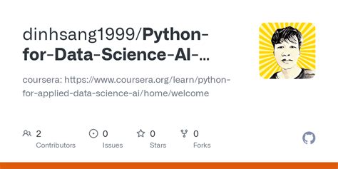 Github Dinhsang1999python For Data Science Ai Development Coursera