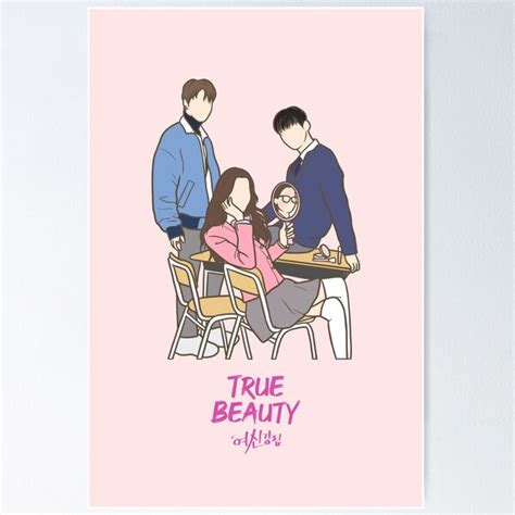 True Beauty Poster Kdrama Fanart High School Romance Merch Poster