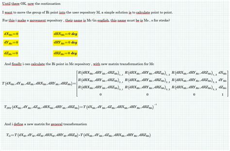 Transformation Matrix Ptc Community