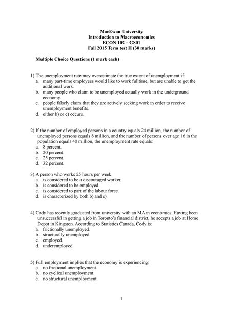 Midterm Exam Fall 2015 Questions Macewan University Introduction To