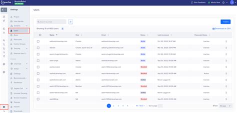 Manage Users