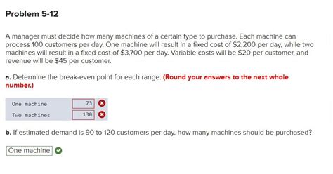 solved a manager must decide how many machines of a certain