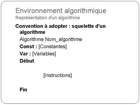 Algorithmique Et Structure De Donnes Syllabus Du Cours