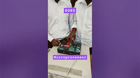 Microprocessor 8085 Practicalshorts Youtube