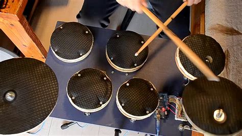 DIY Electronic Drums Arduino MIDI Drums YouTube