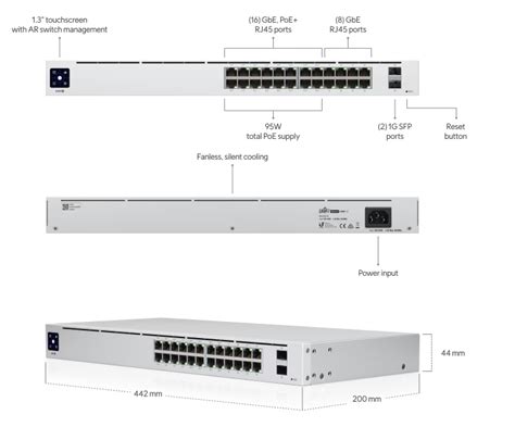 Ubiquiti Unifi 24 Port Poe Switch Usw 24 Poe Telappliant