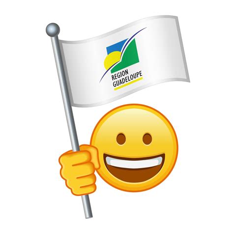 Emoji With Guadeloupe Flag Large Size Of Yellow Emoji Smile 42151284