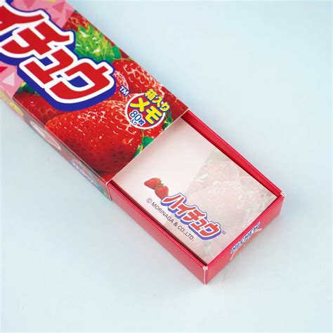 Hi Chew Strawberry Boxed Sticky Notes Japan Candy Store