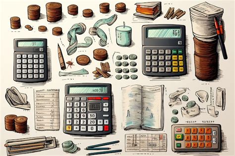 premium vector school supplies used in math class geometry or science