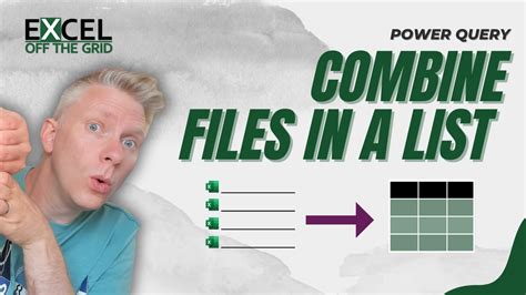 Power Query How To Combine Files Based On A List