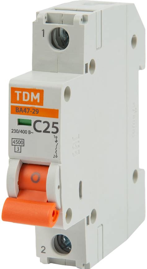 Купить TDM ELECTRIC автоматический выключатель ВА47-29 1Р 25А 4,5кА х ...