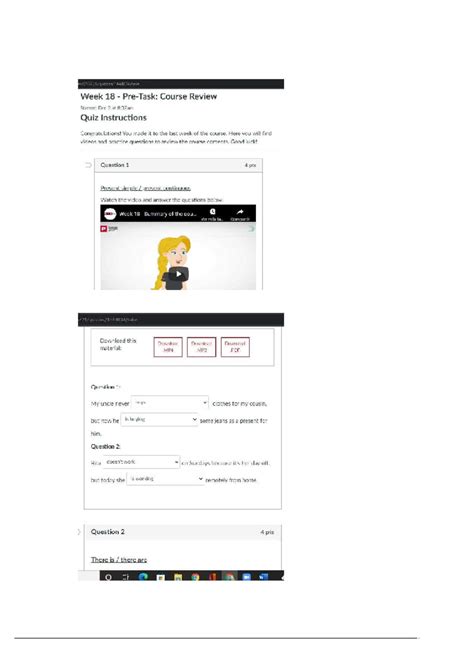 Week 18 Pre Task Course Review Compress Week 18 Course Review Started Dec 2 At 8 07am Quiz